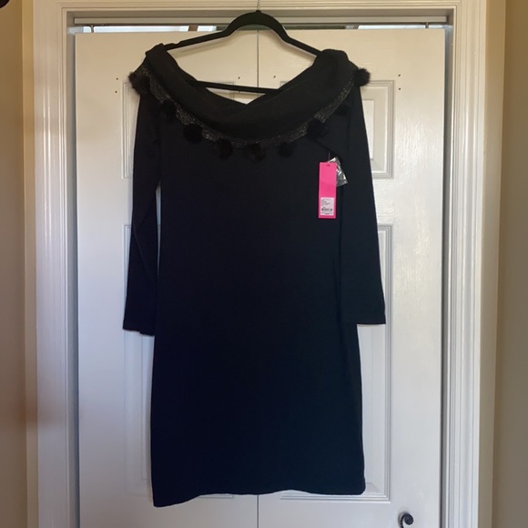 Lilly Pulitzer | Dresses | Lilly Pulitzer Dunham Sweater Dresss Black ...